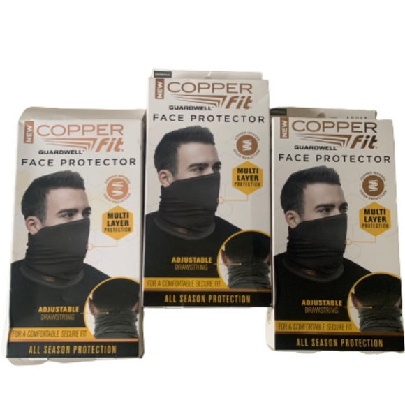 Copper Fit | Accessories | New Copper Fit Face Protector Set Of 3 ...
